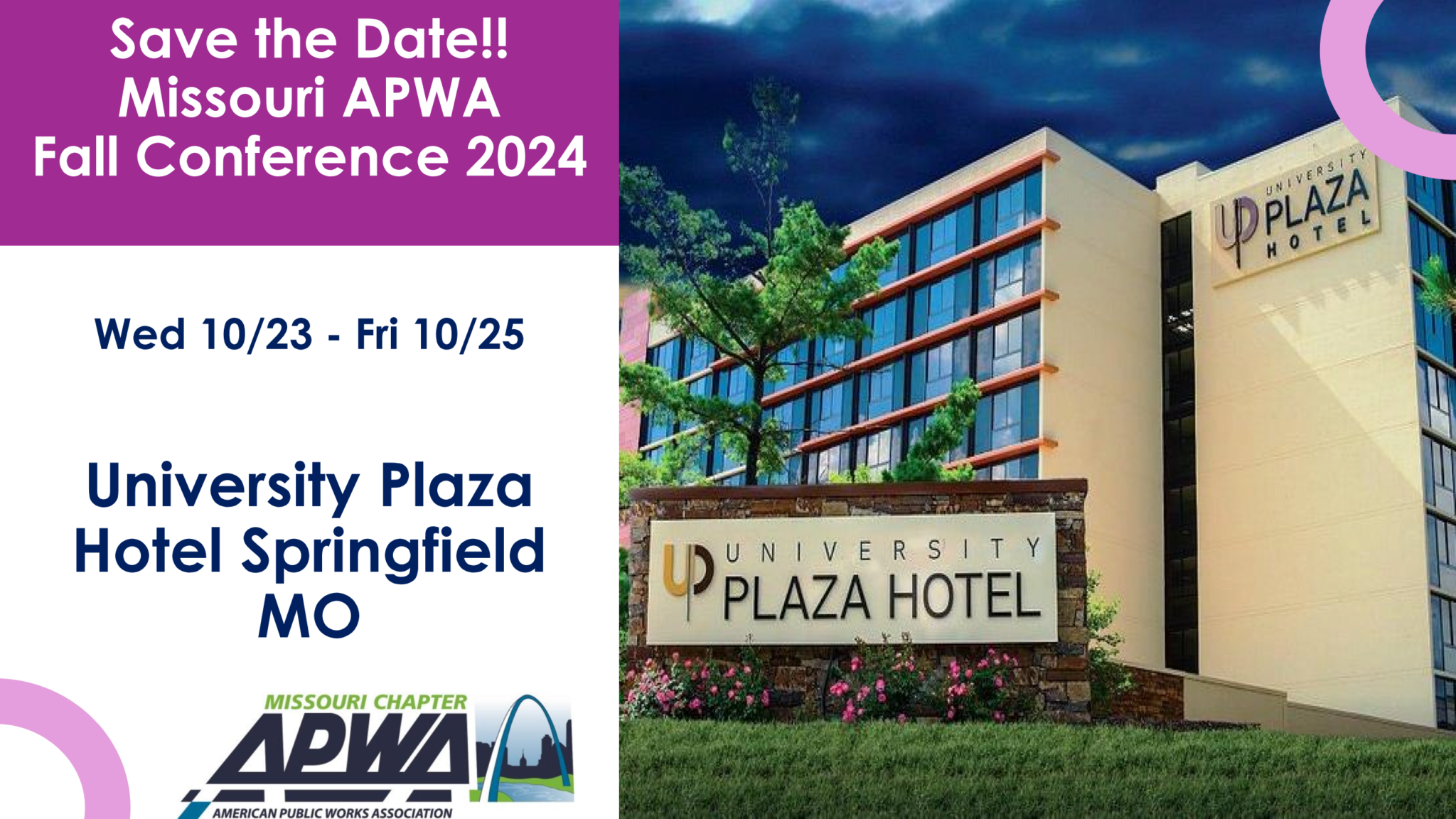 Chapter Fall Conference – 2024 – APWA Missouri Chapter
